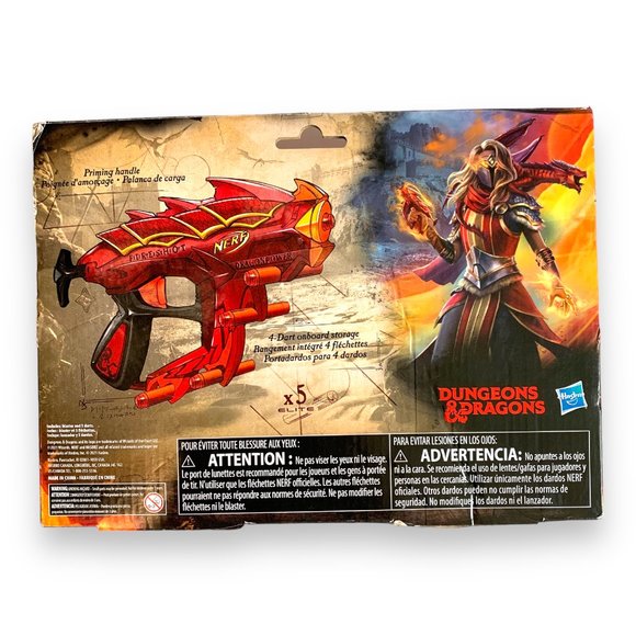 Nerf | Toys | Nerf Dragonpower Fireshot Dart Blaster Dungeons And ...